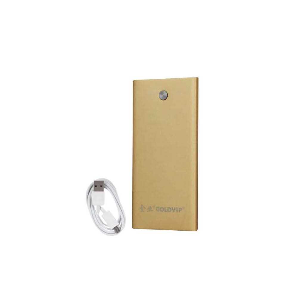 Power Bank GOLDYIP 5000 mAh Gold - Last Price Tunisie