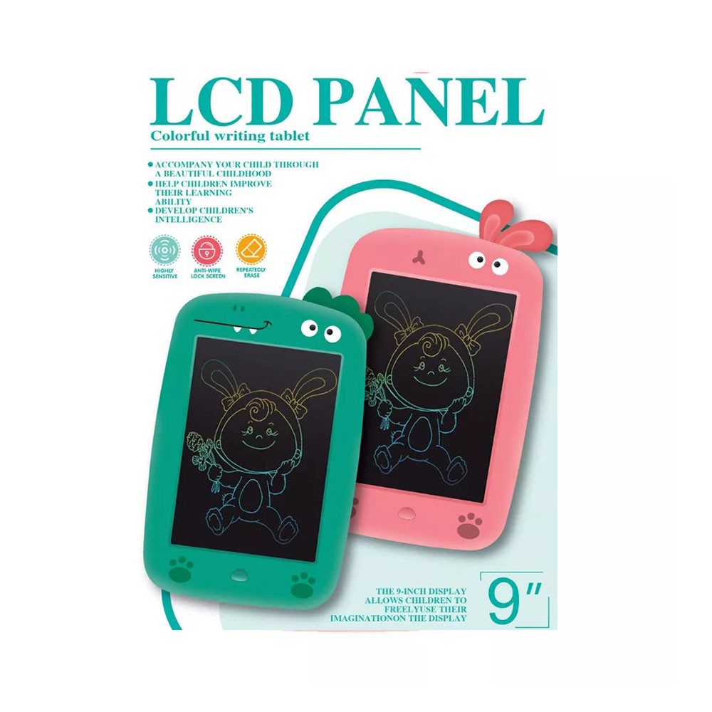 Tablette D'Écriture Électronique Pour Enfants LCD 9'' Lapin Rose