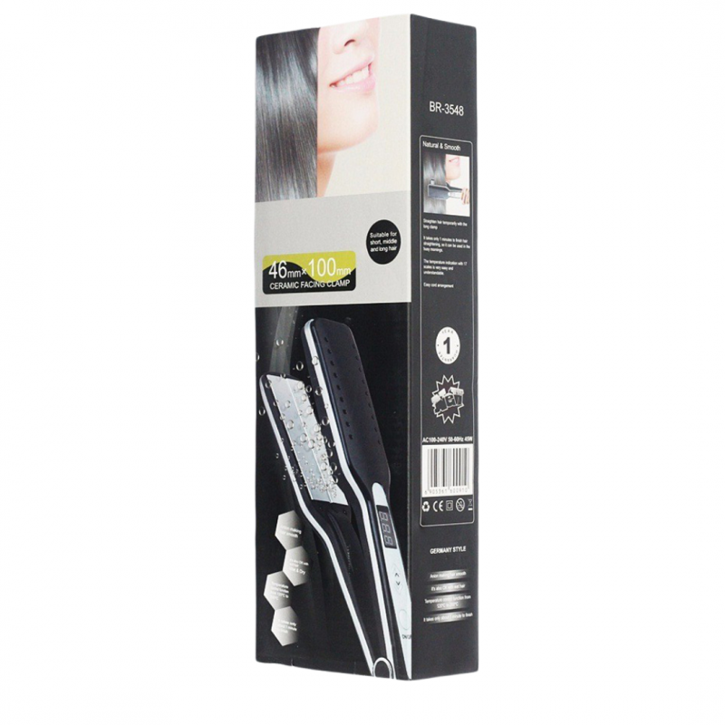 Plaque Cheveux Lissante Céramique 45W BR-3548 - Last Price Tunisie